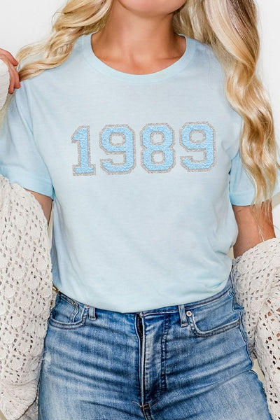 1989 Graphic Tee Faux Chenille Taylor Music Tee – Urban Echo Shop