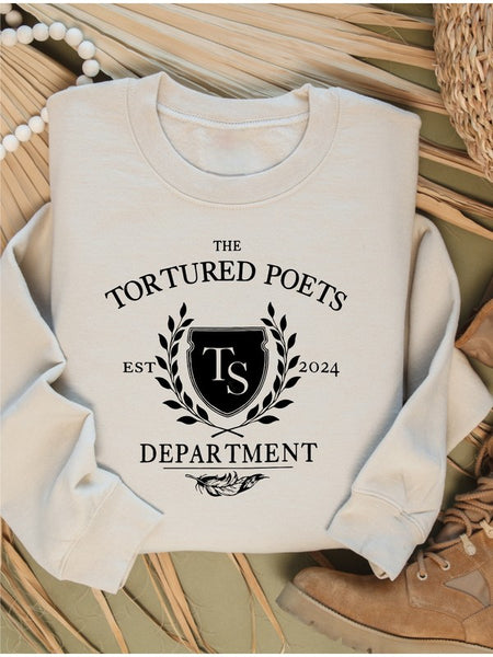 Tortured Poets Department Graphic Crew Neck – Urban Echo Shop